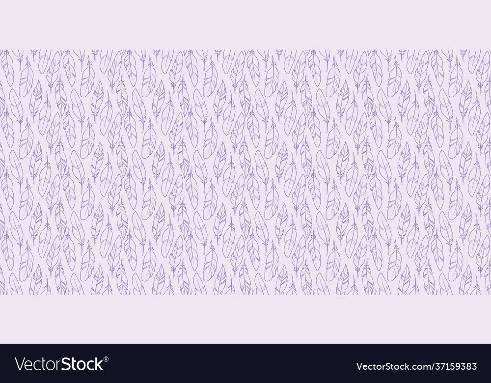 Feather seamless repeat pattern background Vector Image