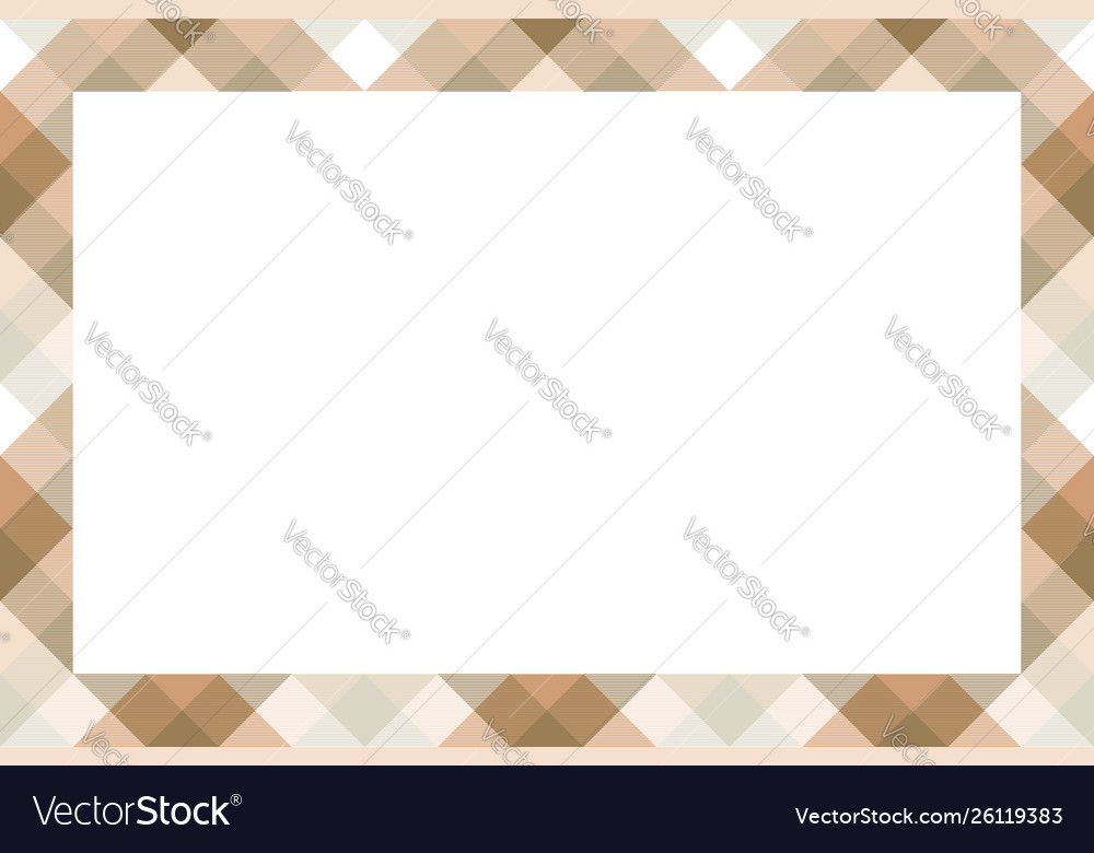 Rectangle borders and frames border pattern Vector Image