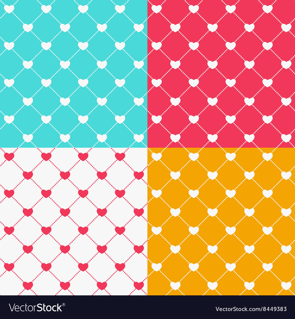 Romantic seamless pattern background Royalty Free Vector