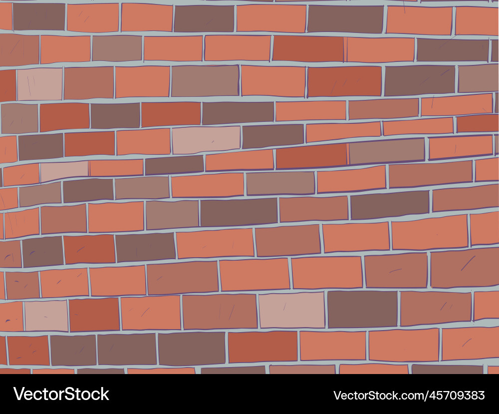 Rough brick wall pressure and deadlock pop art Vector Image