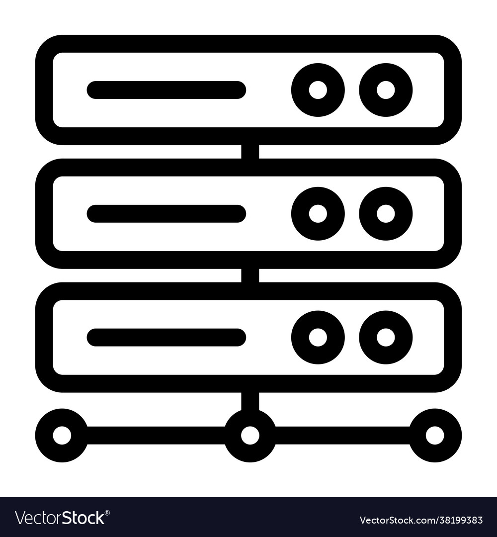 Server host Royalty Free Vector Image - VectorStock