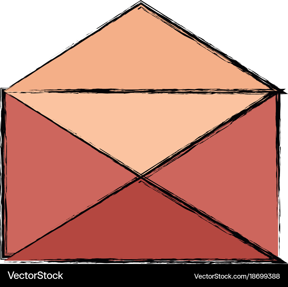 Opened envelope icon Royalty Free Vector Image