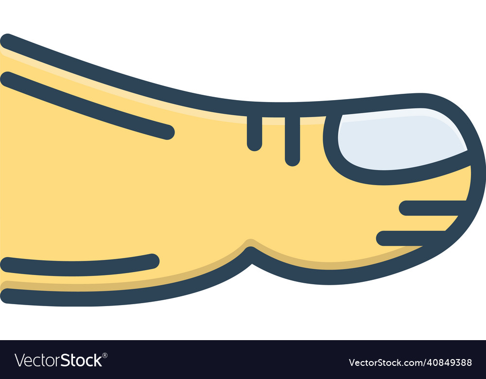 Toe Royalty Free Vector Image - VectorStock