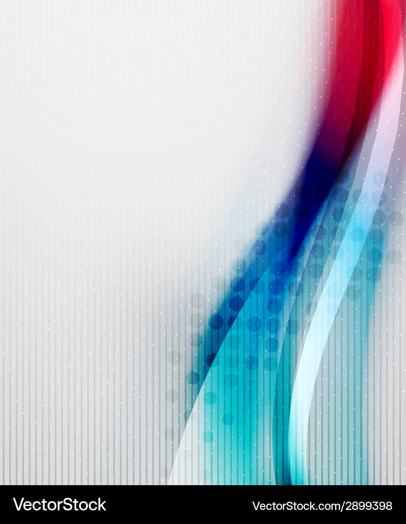 Blue and purple color wave background Royalty Free Vector