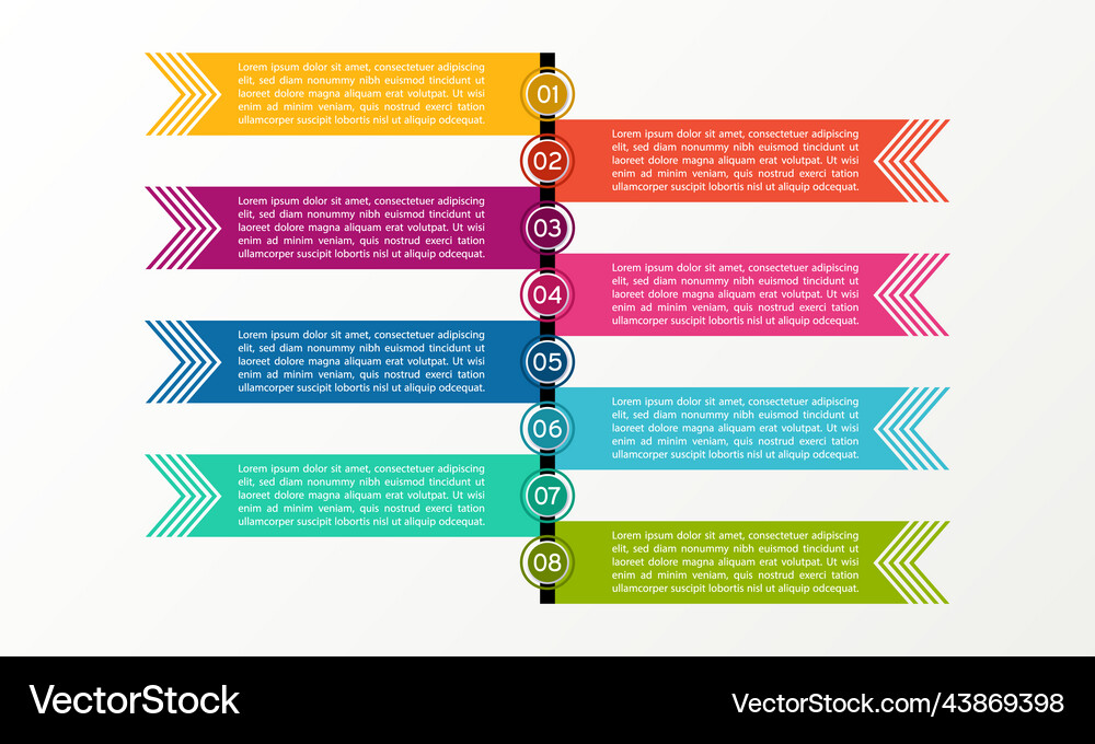 Business infographic line diagrams Royalty Free Vector Image