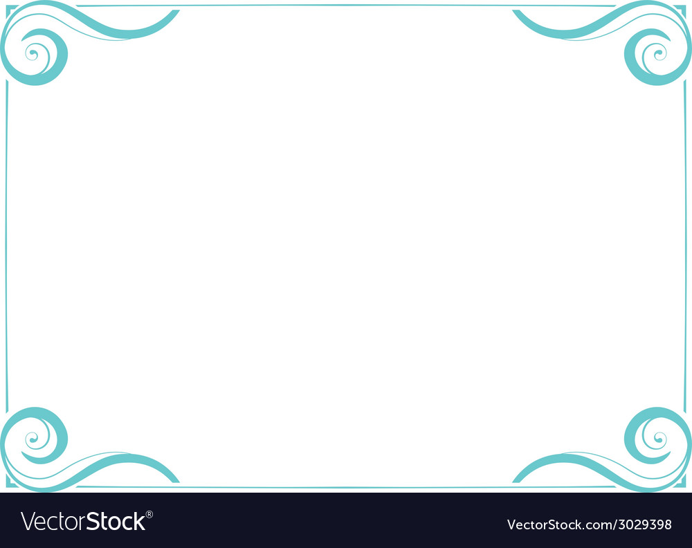 Horizontal frame Royalty Free Vector Image - VectorStock