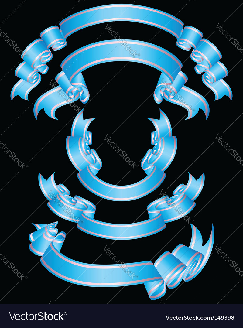 Tapes set Royalty Free Vector Image - VectorStock