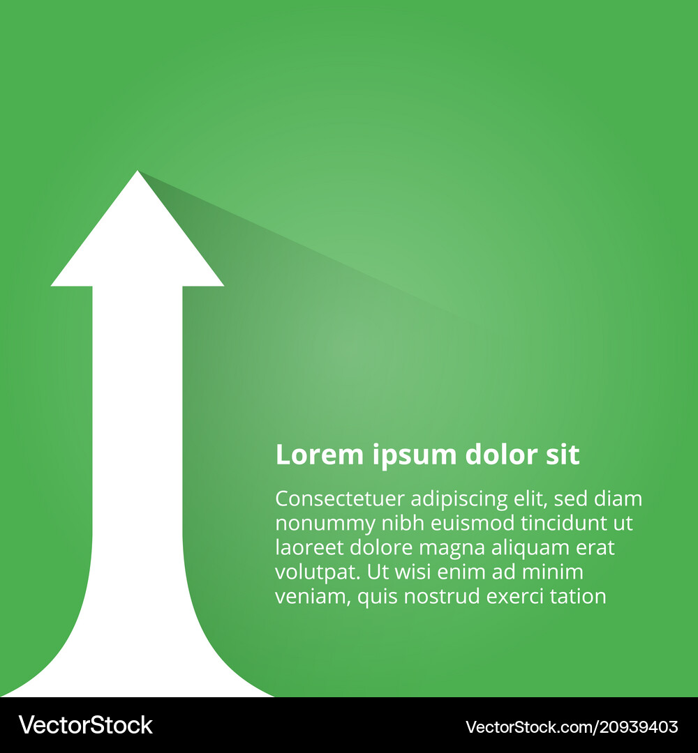 Arrows business growth infographic Royalty Free Vector Image