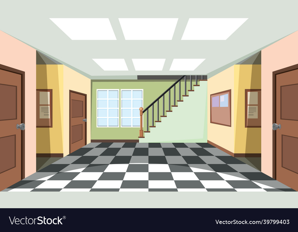 Empty room interior design Royalty Free Vector Image