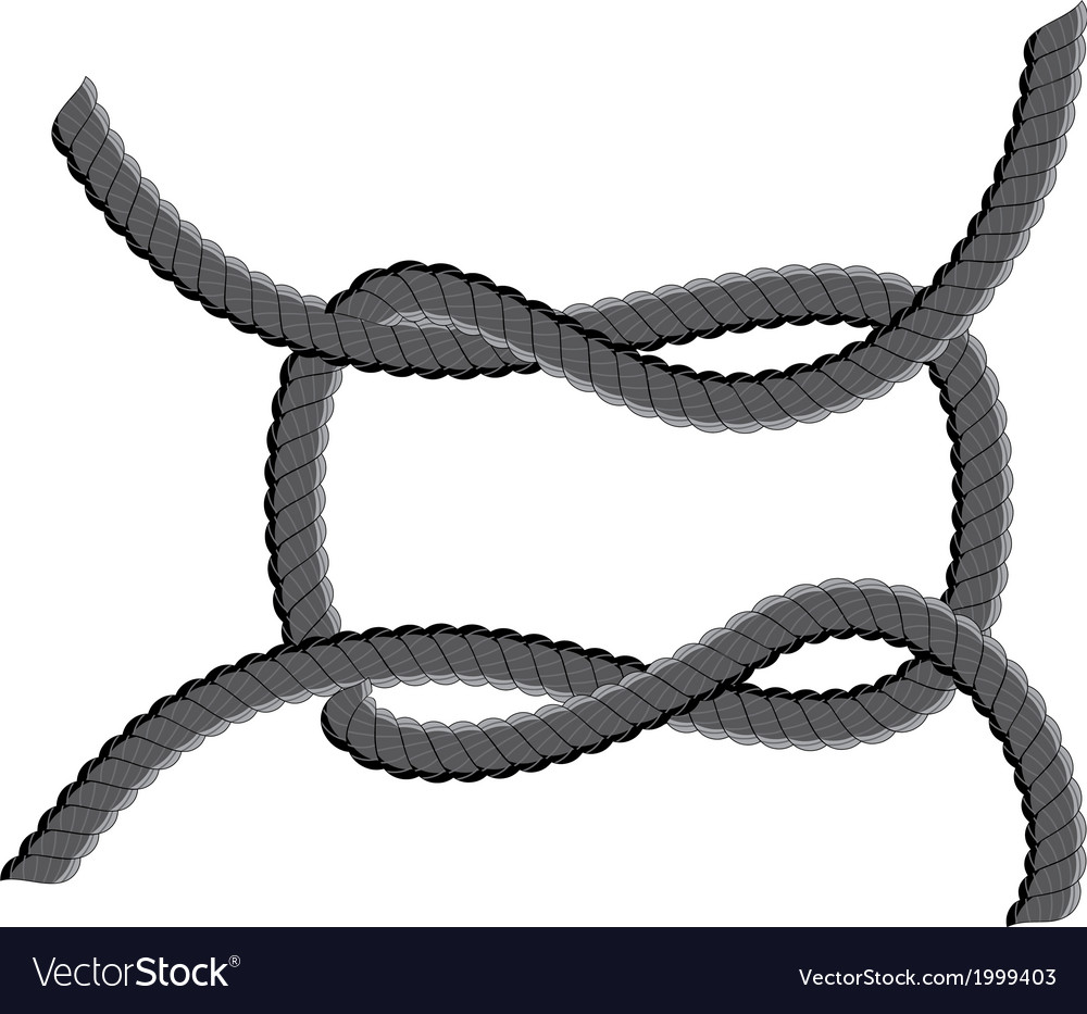 Rope loop3 Royalty Free Vector Image - VectorStock