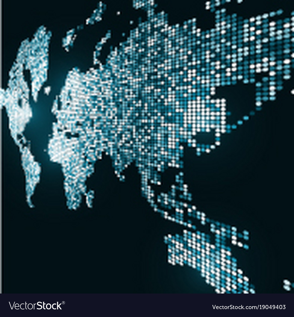 Technology image globe Royalty Free Vector Image