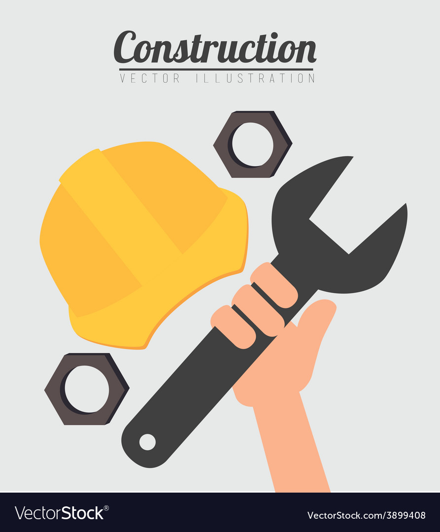 Construction design Royalty Free Vector Image - VectorStock