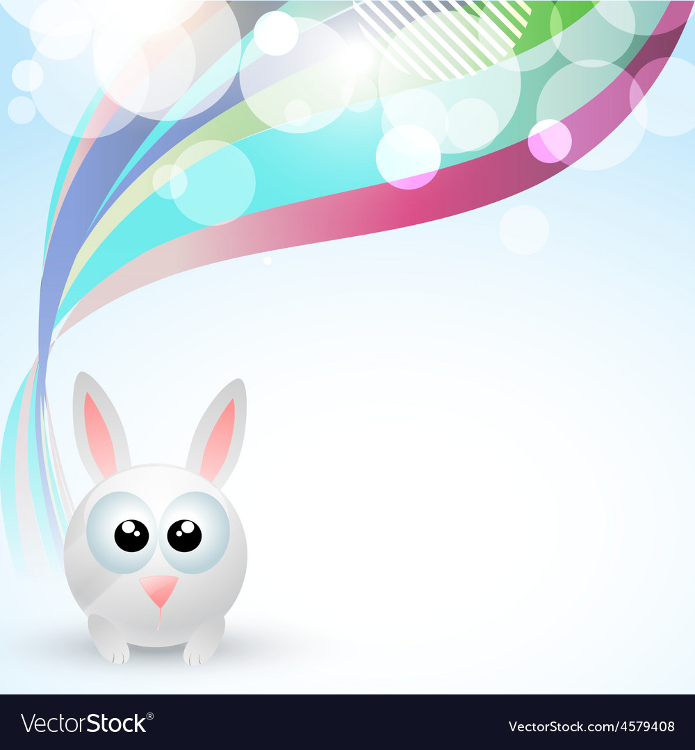 Cute rabbit Royalty Free Vector Image - VectorStock