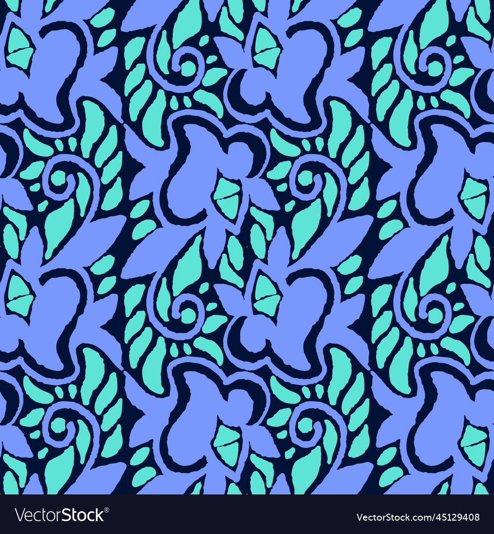 Seamless pattern with flowers Royalty Free Vector Image