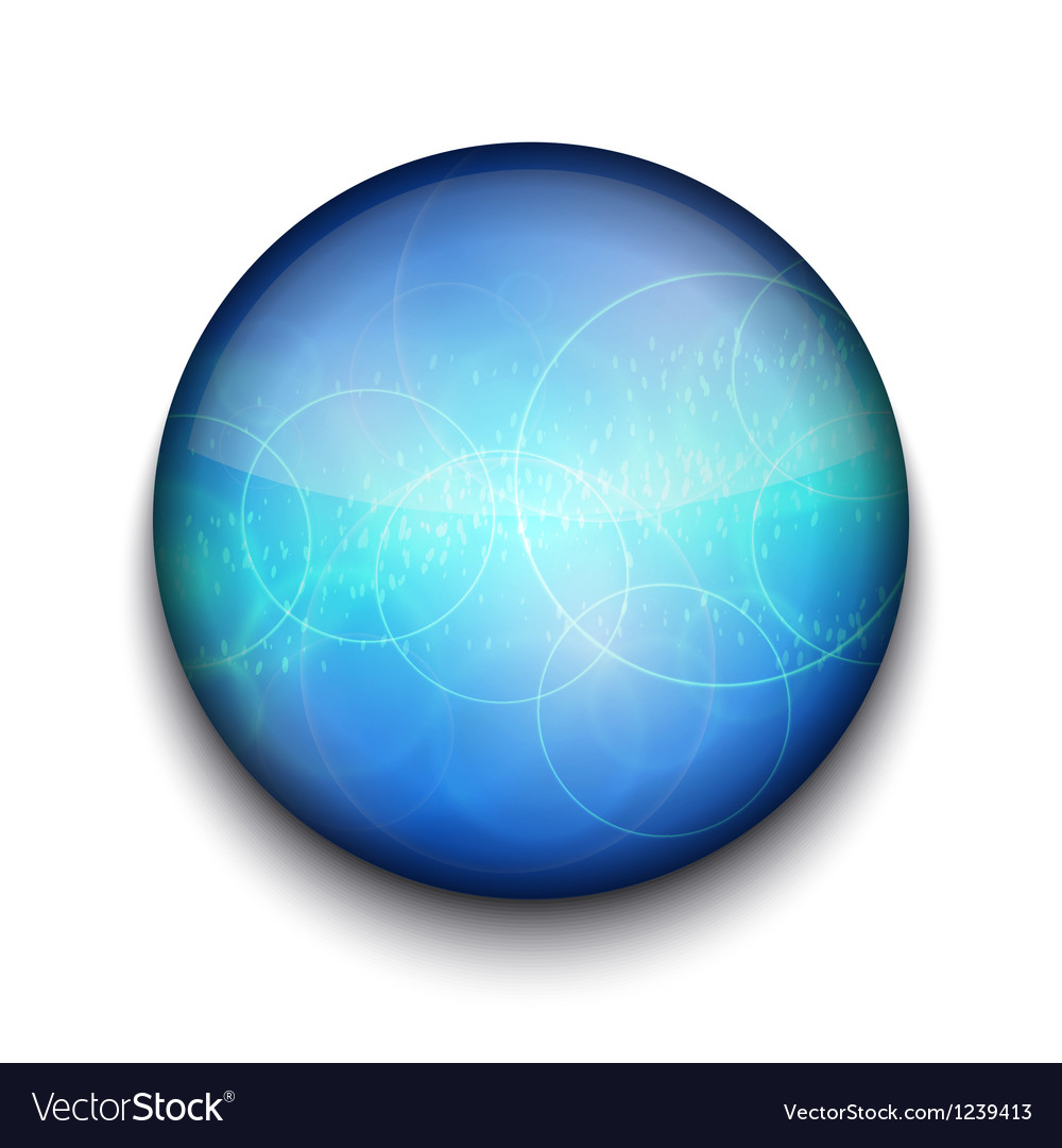Abstract bubble app icon Royalty Free Vector Image