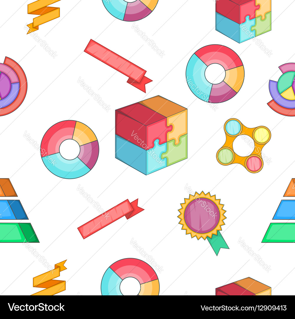 Analysis pattern cartoon style Royalty Free Vector Image