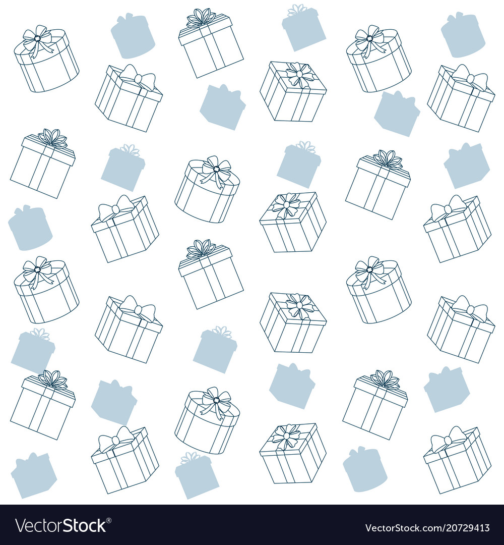 Birthday pattern background Royalty Free Vector Image