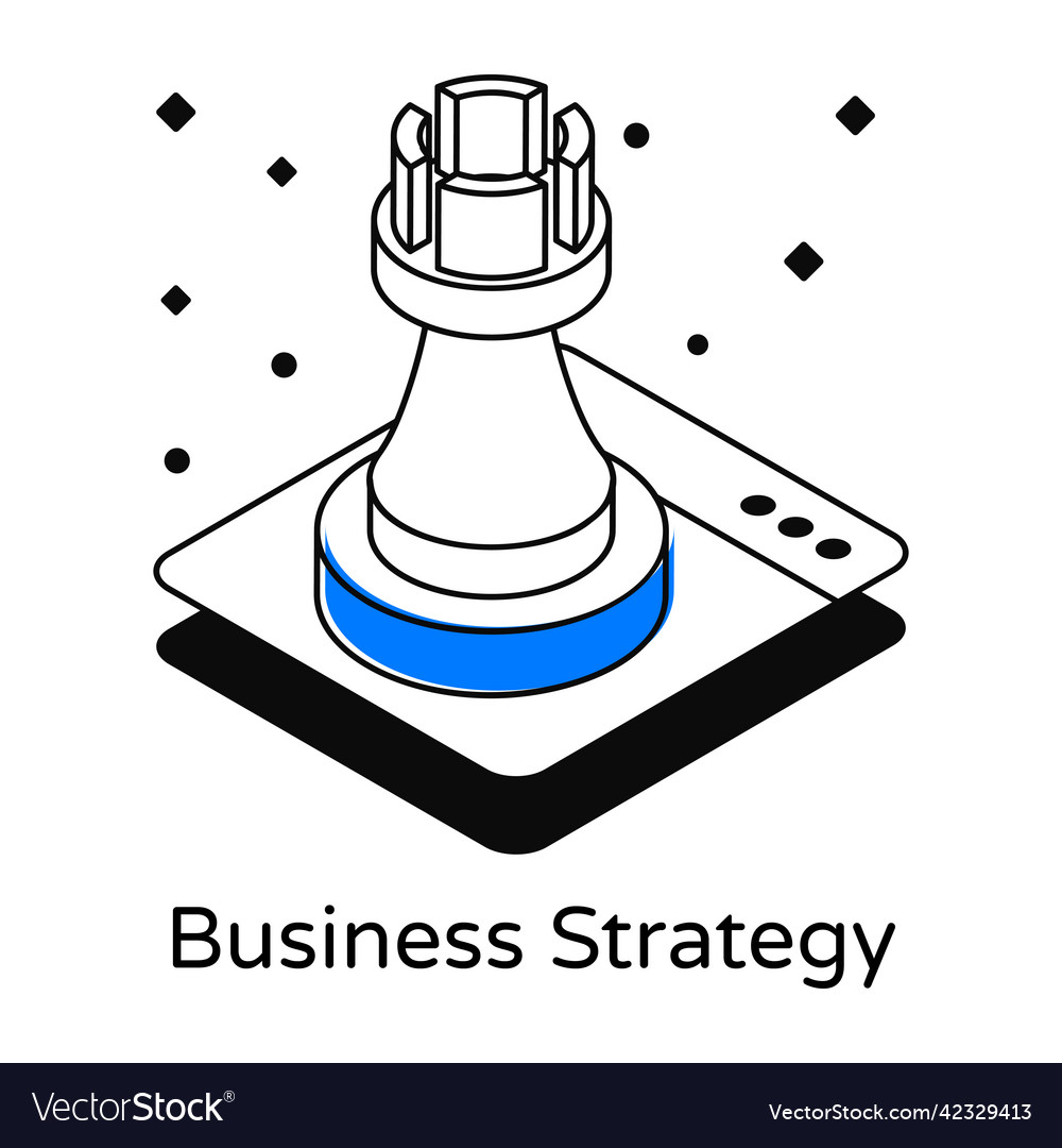 Business strategy Royalty Free Vector Image - VectorStock