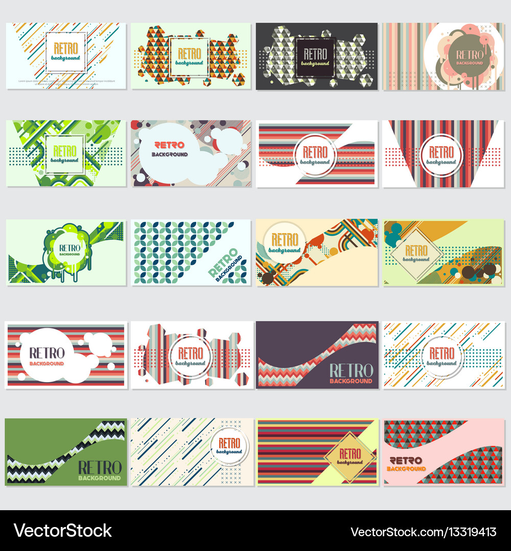 Old retro vintage style background design template