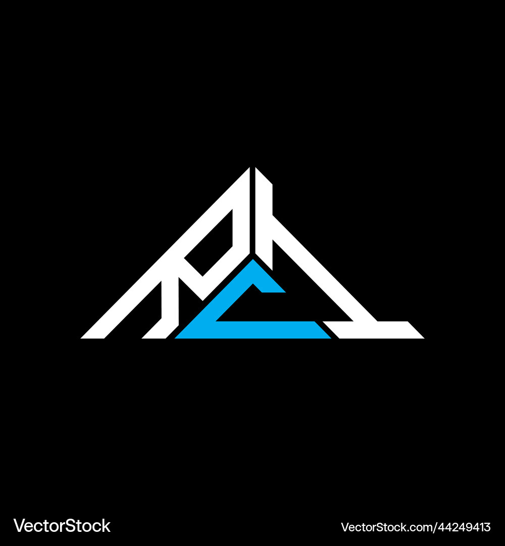 Rci letter logo creative design with graphic Vector Image
