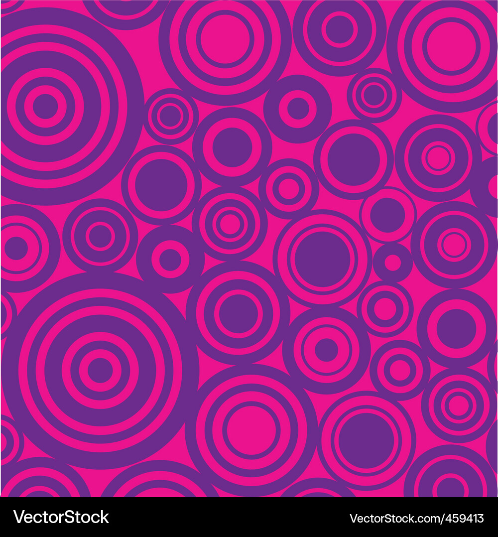 Retro circles background Royalty Free Vector Image