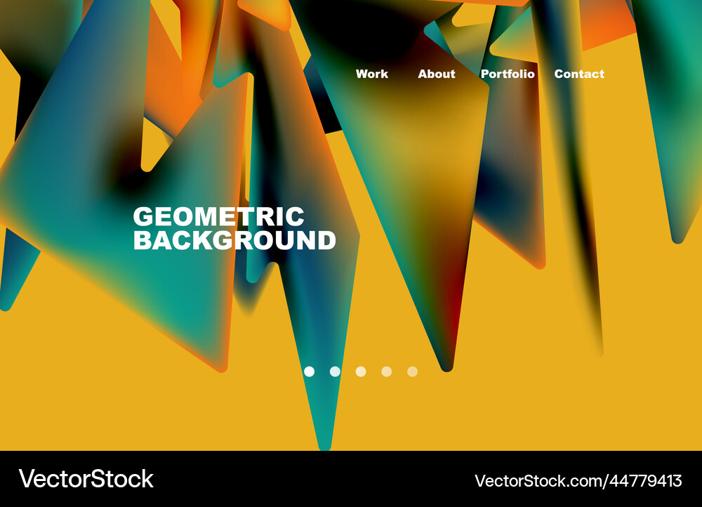 Shards shape composition abstract background web Vector Image