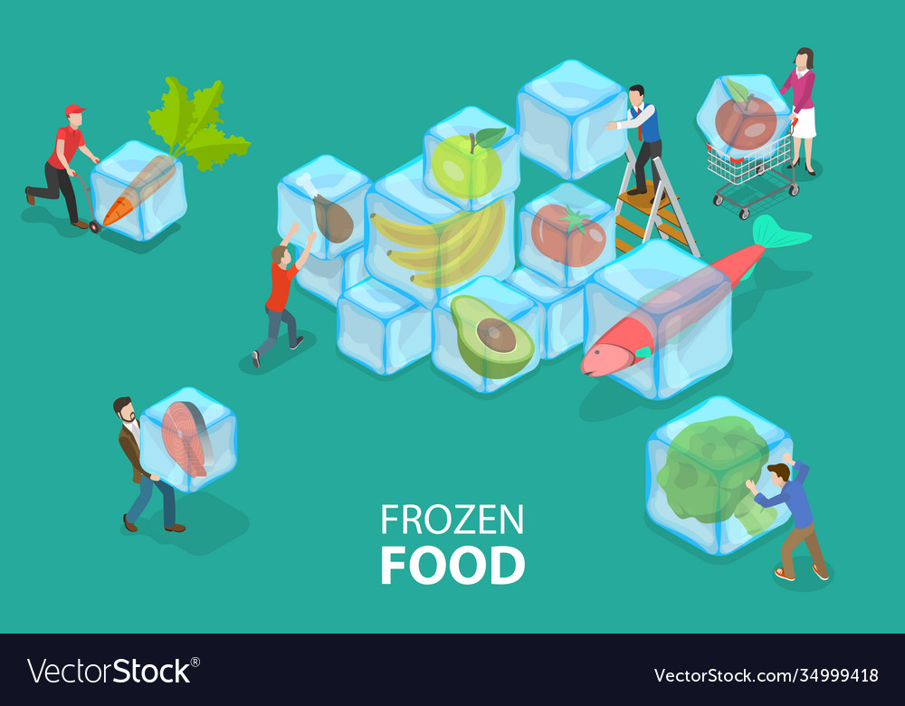 3d isometric flat conceptual Royalty Free Vector Image