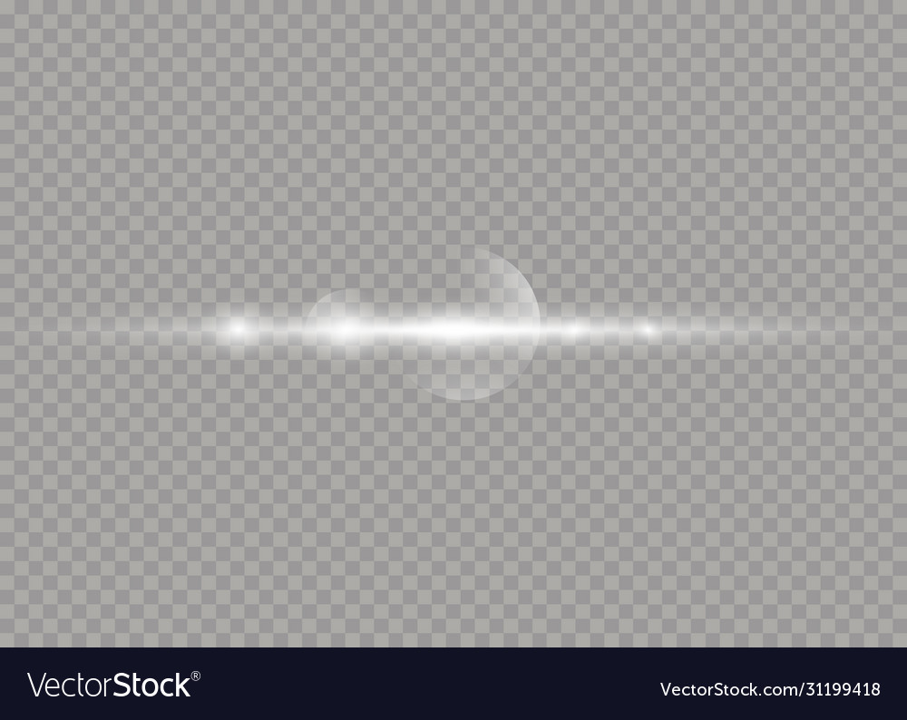 Horizontal light rays Royalty Free Vector Image