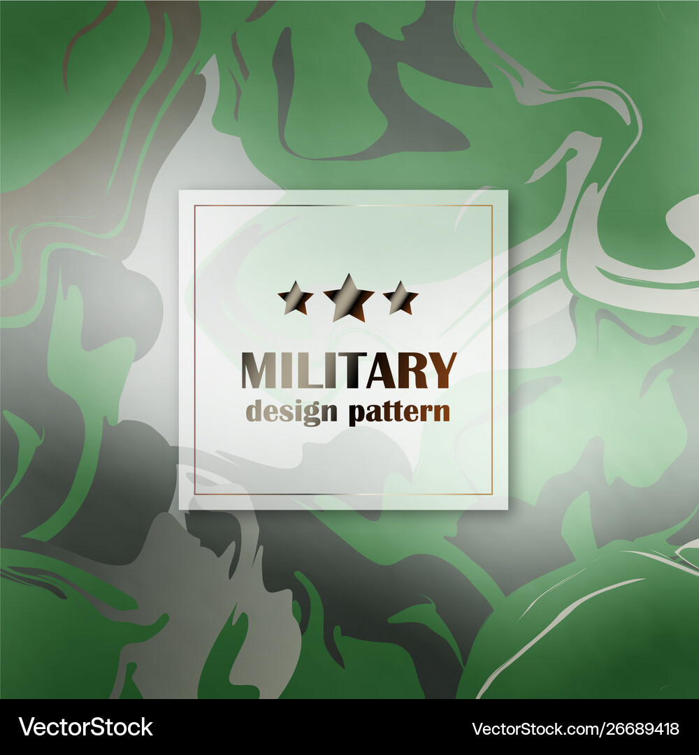Military camouflage seamless abstract design Vector Image
