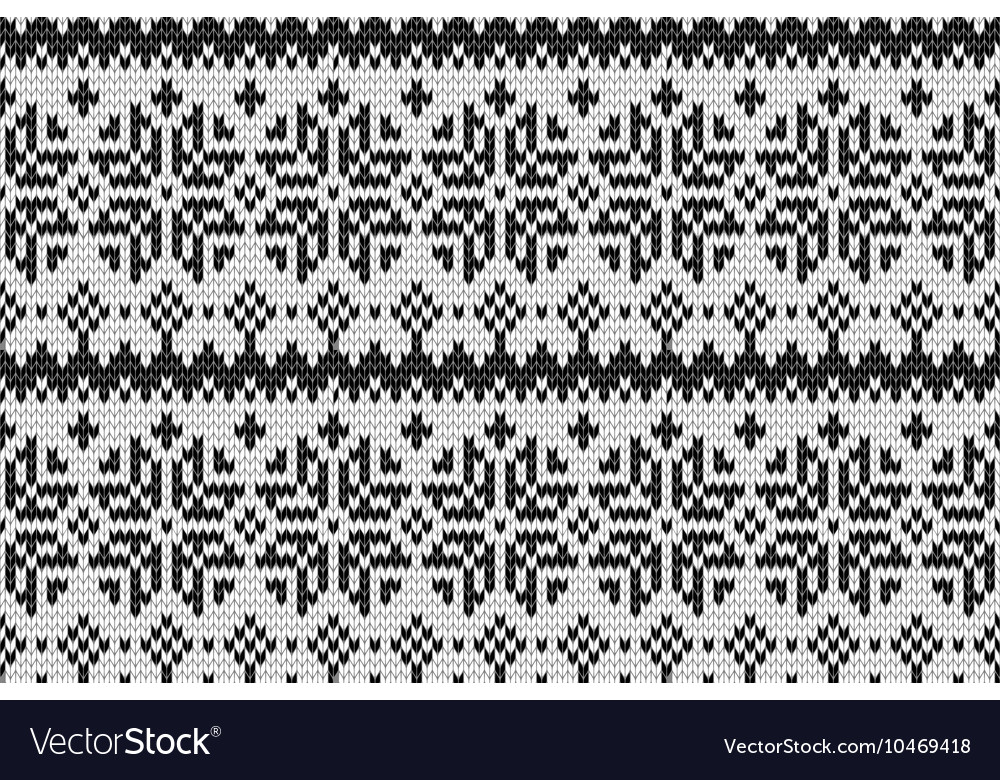 Seamless knitted pattern Royalty Free Vector Image