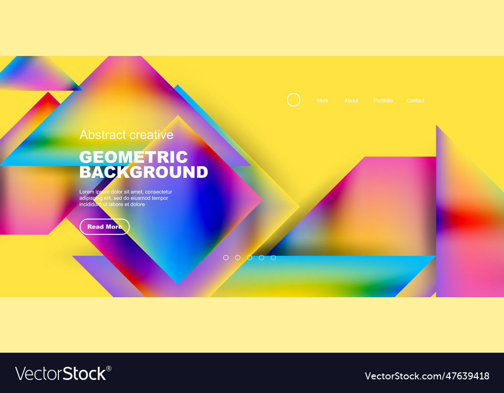 Triangle abstract background Royalty Free Vector Image