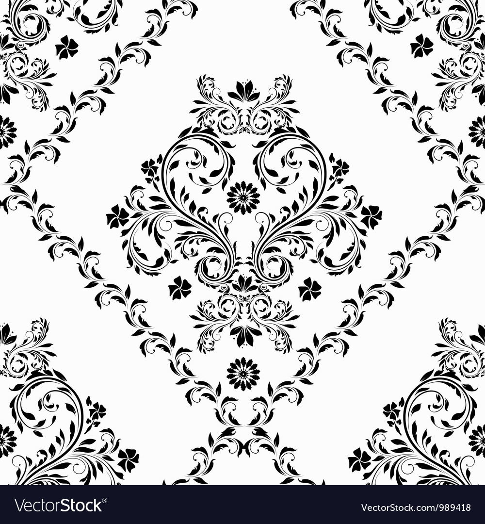 Victorian seamless pattern Royalty Free Vector Image