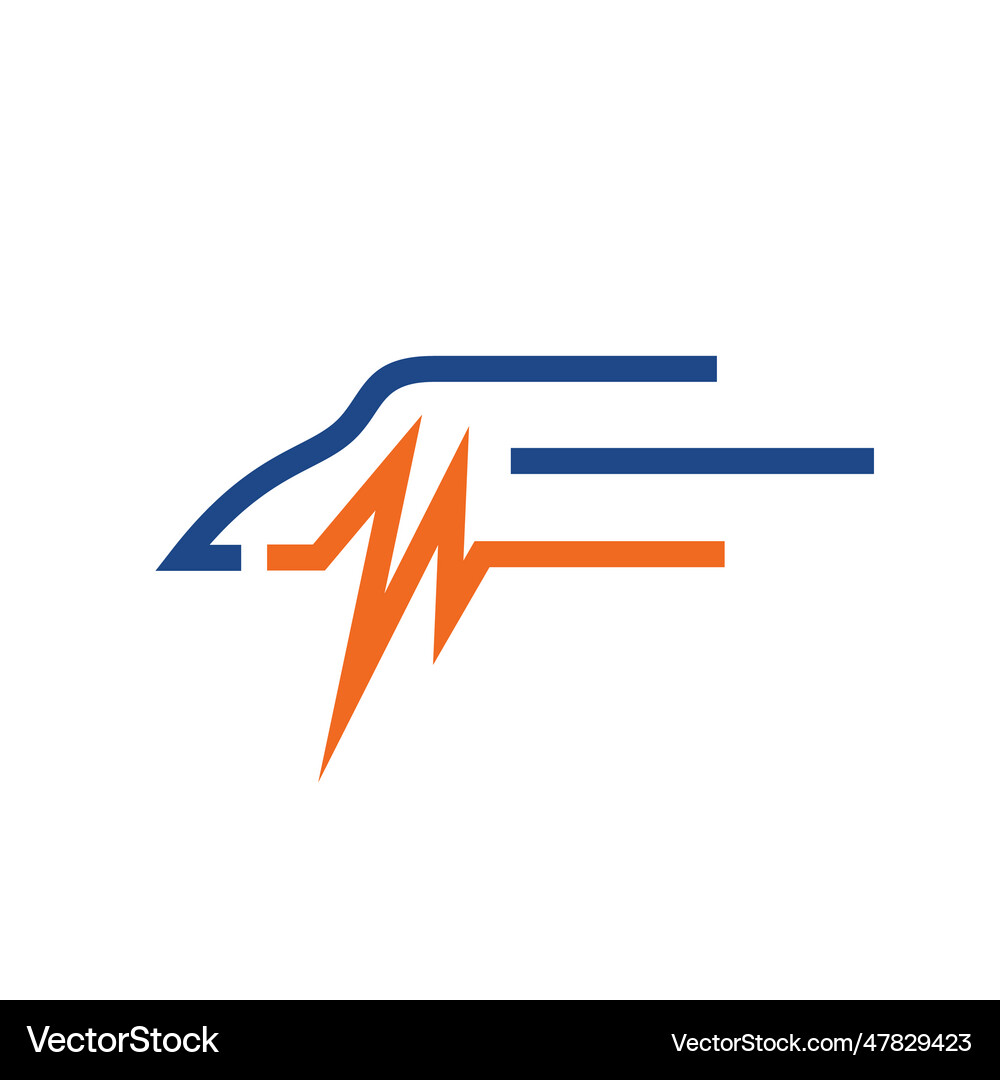 Ambulance emergency car service logo design Vector Image