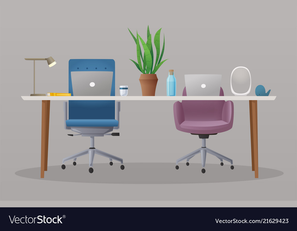 Comfortable workplace Royalty Free Vector Image
