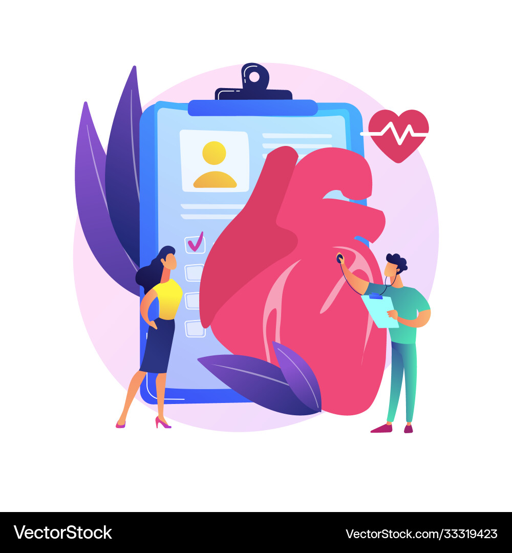 Hypertension abstract concept Royalty Free Vector Image