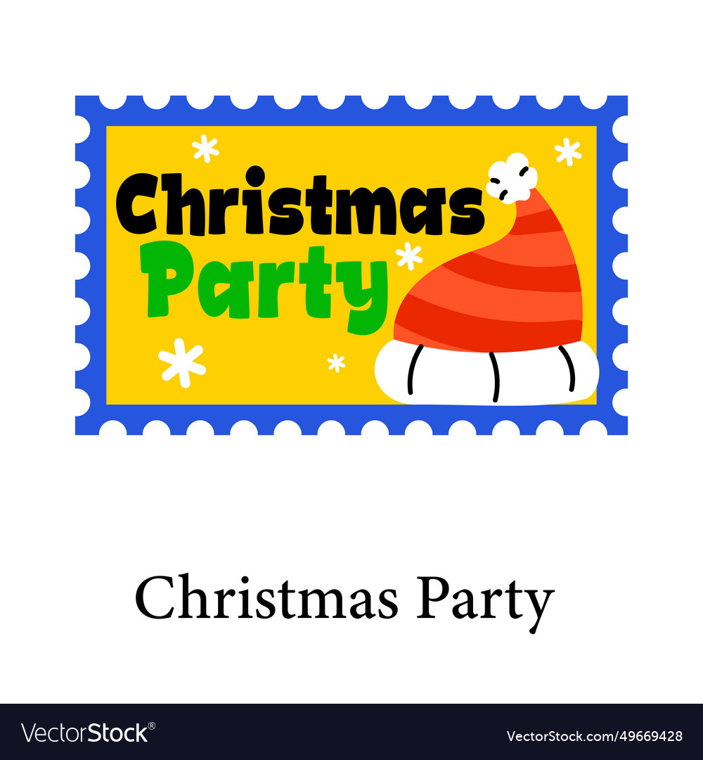 Christmas party Royalty Free Vector Image - VectorStock