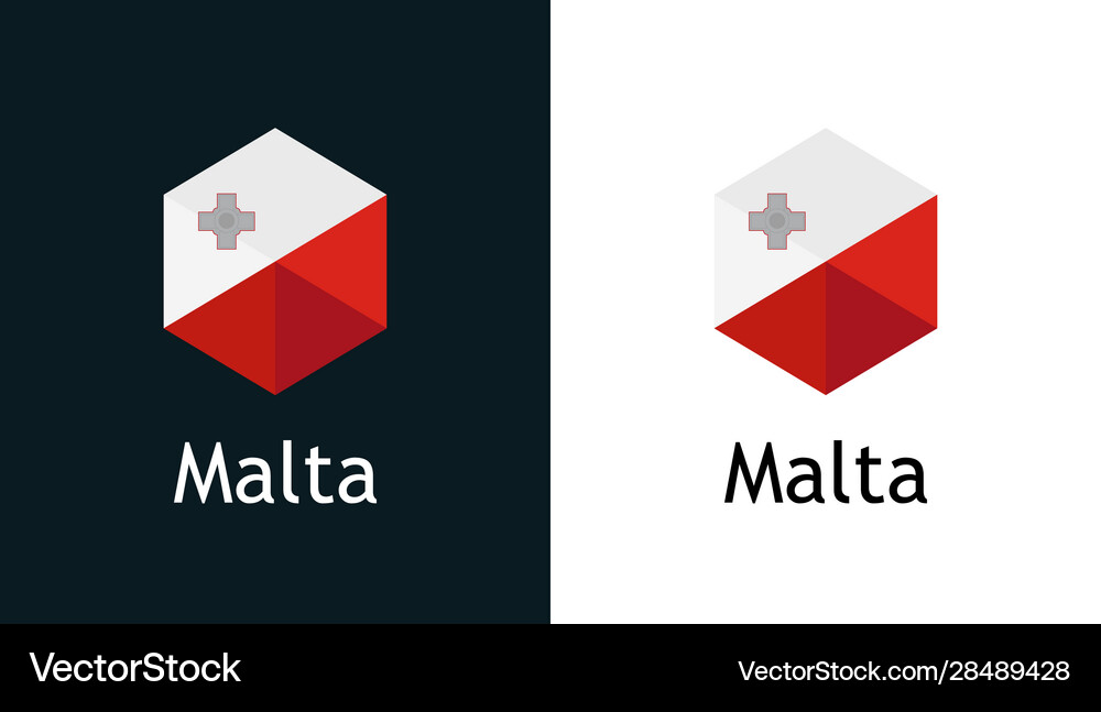 Malta Flag Logo Malta Vlag SVG, Maltese National Nation Country
