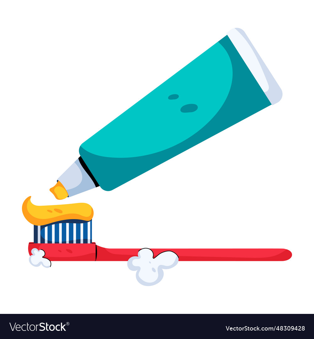 Toothpaste Royalty Free Vector Image - VectorStock