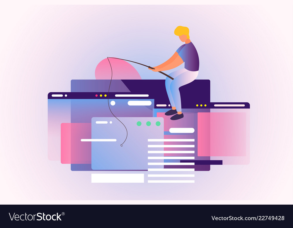 Web pages design composition creative network Vector Image