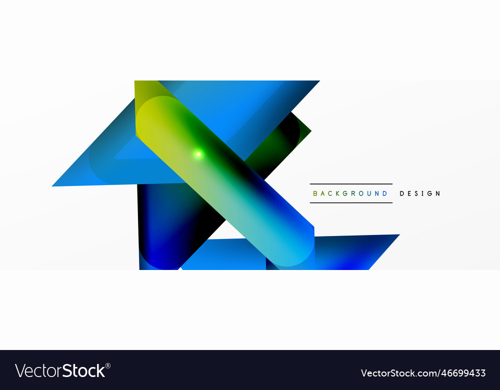 Abstract background simple color geometric shapes Vector Image