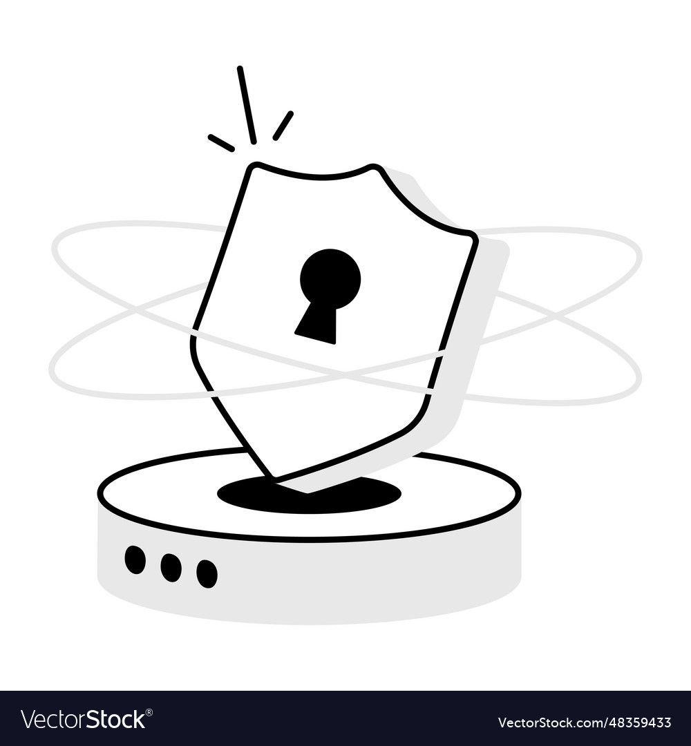 Data protection Royalty Free Vector Image - VectorStock