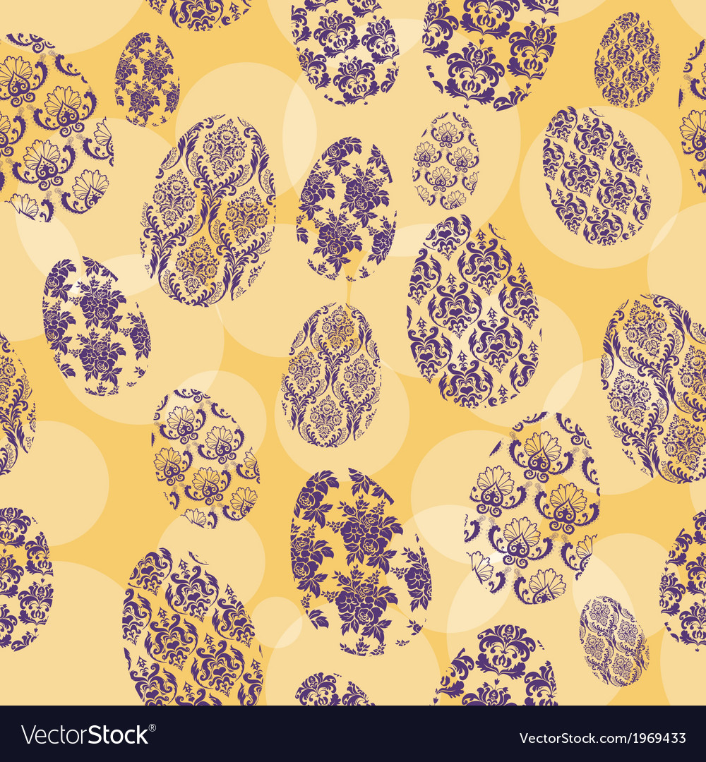 Seamless easter background Royalty Free Vector Image
