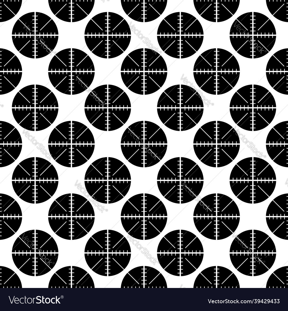 Sight sniper pattern seamless Royalty Free Vector Image