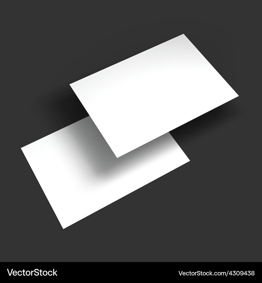 Stack of pages with curved corners business Vector Image