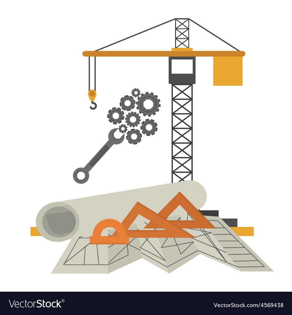 Under construction design Royalty Free Vector Image