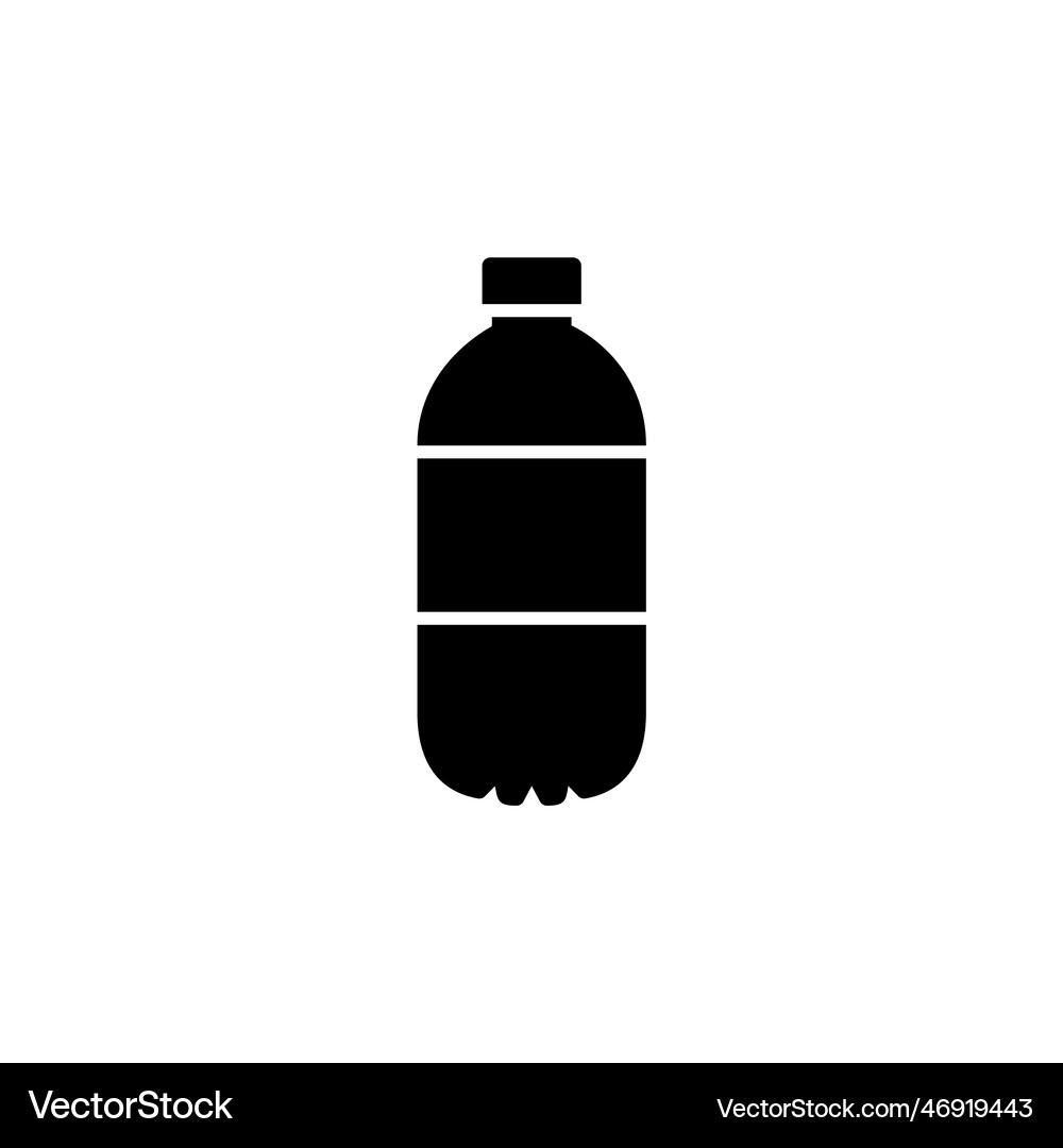 Bottle icon bottle icon in trendy flat design Vector Image