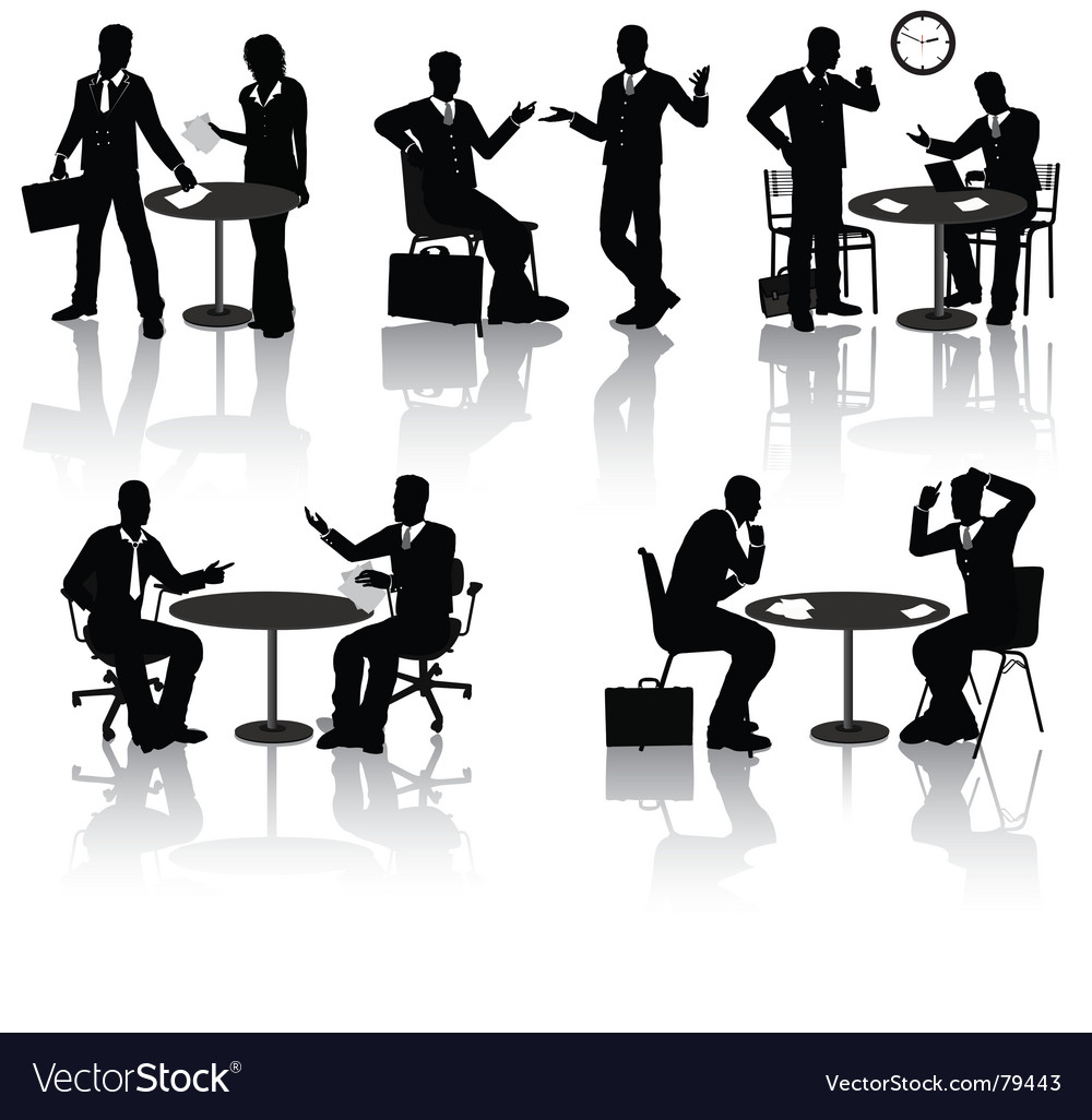 Business people Royalty Free Vector Image - VectorStock