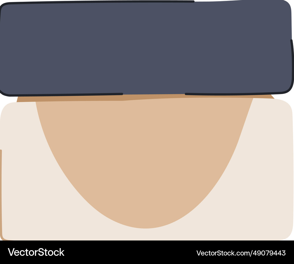 Care eye cream cartoon Royalty Free Vector Image