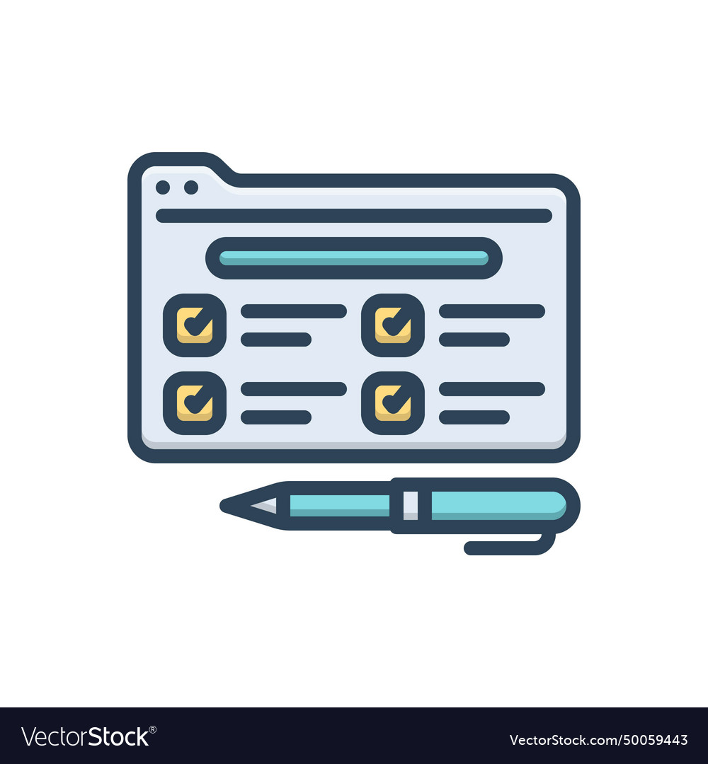 Survey Royalty Free Vector Image - VectorStock