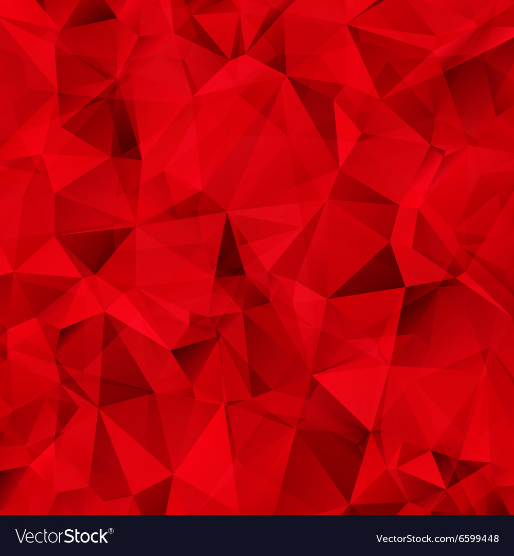 Red triangle abstract background Royalty Free Vector Image